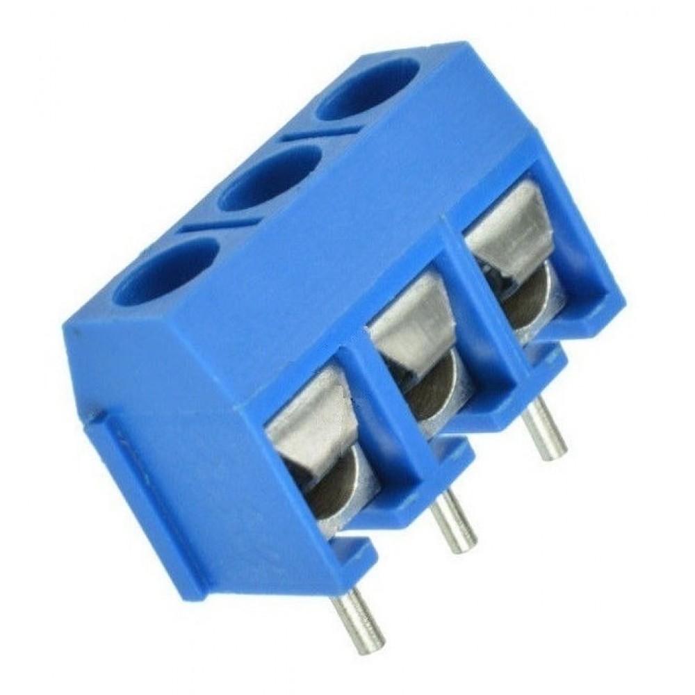 Borne 3 polos 5.00mm